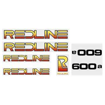 Redline Retro 600A Decal Set - BMX Decal Sets - New Zealand