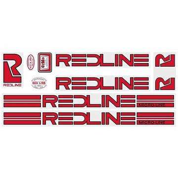 Redline Retro Microline Decal Set - BMX Decal Sets - New Zealand