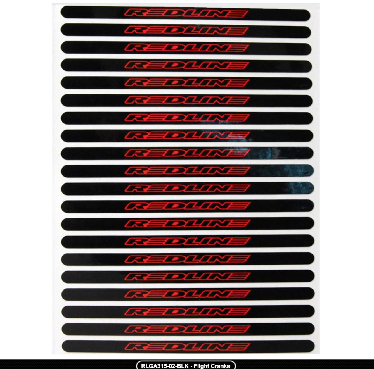 Redline - Flight Retro Crank Decals - BMX Decal Sets - New Zealand