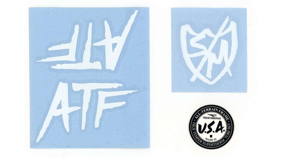 S & M - ATF Decal Set - BMX Sticker Sets - New Zealand