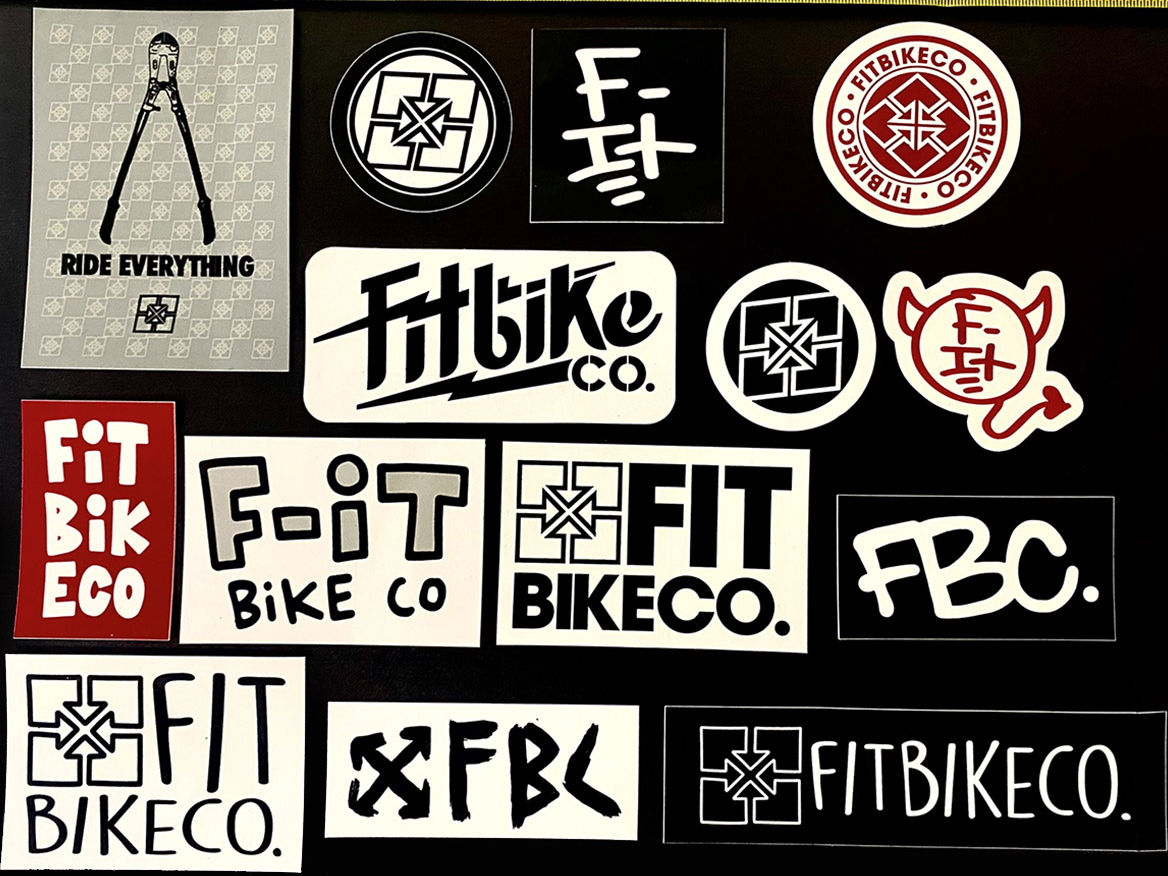 Fit - Assortment Sticker Pack - BMX Sticker Sets - New Zealand