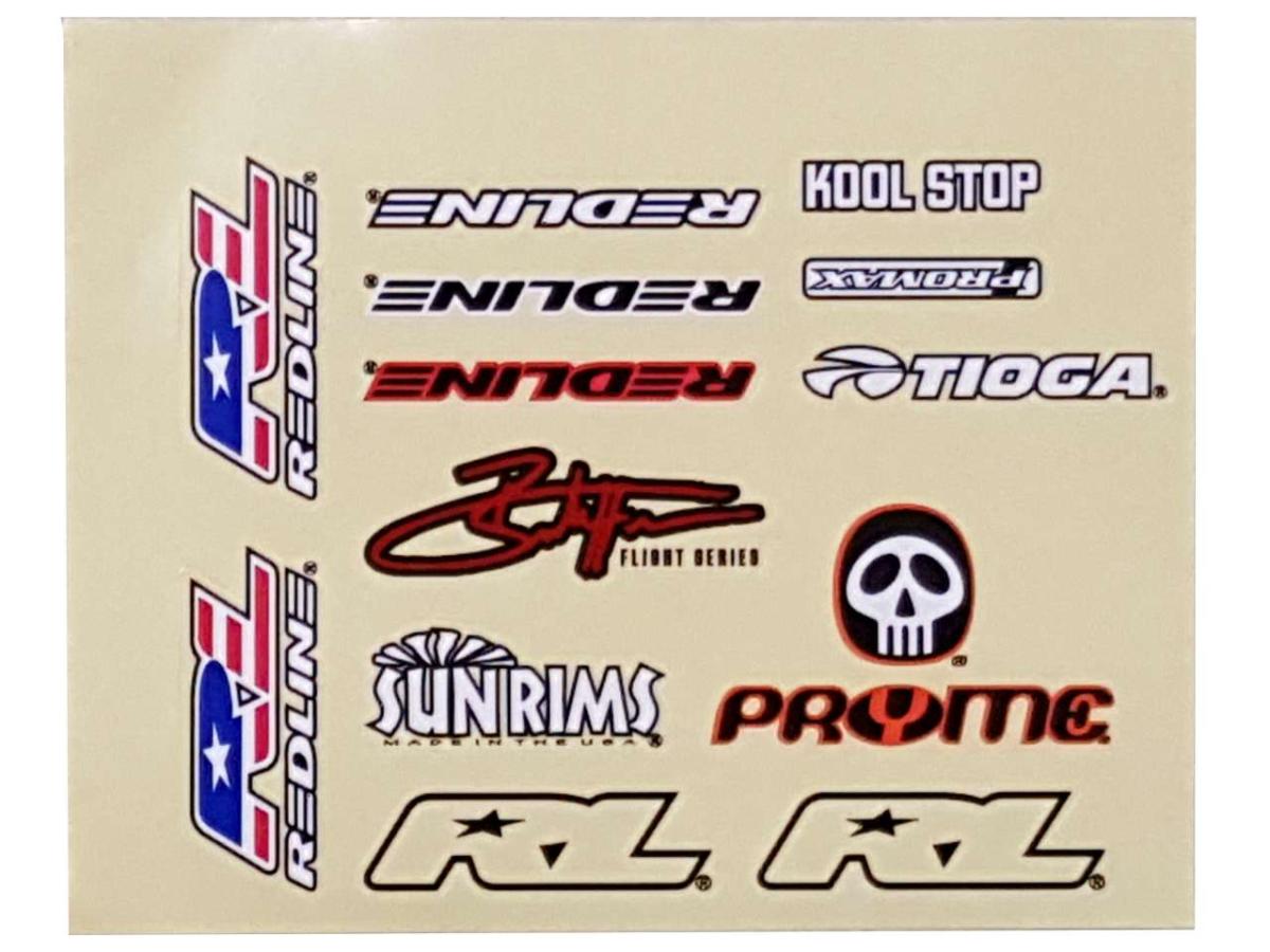 Redline - Bubba Decal Sheet - BMX Decal Sets - New Zealand