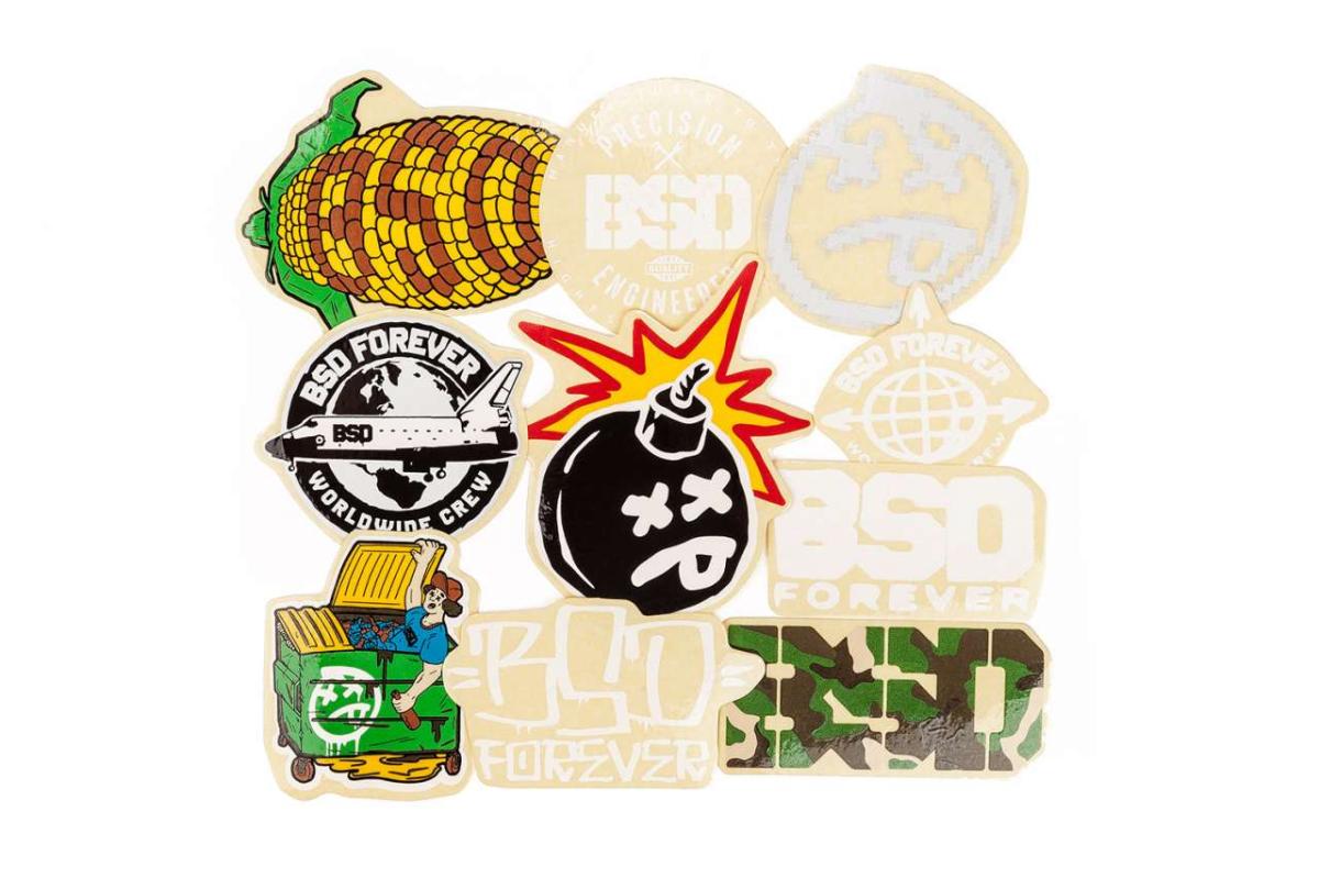 BSD - 2019 BSD Mixed Sticker Pack - BMX Sticker Sets - New Zealand